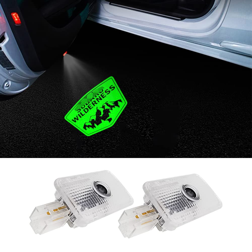 Never Fade Car AJH3 LED Door Logo Projector Puddle for Forester Wilderness Accessories Door ...