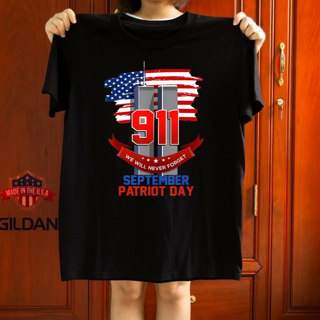 Never Forget 9 11 Shirt 20th Anniversary Patriot Day 2021 USA Graphic ...