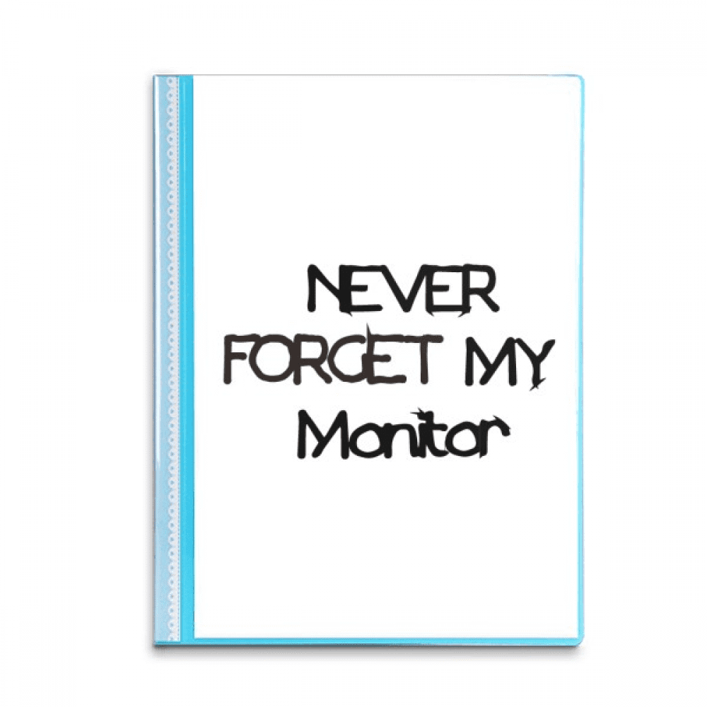 Never Forget My Monitor Graduation Season Book Sheet Protectors ...