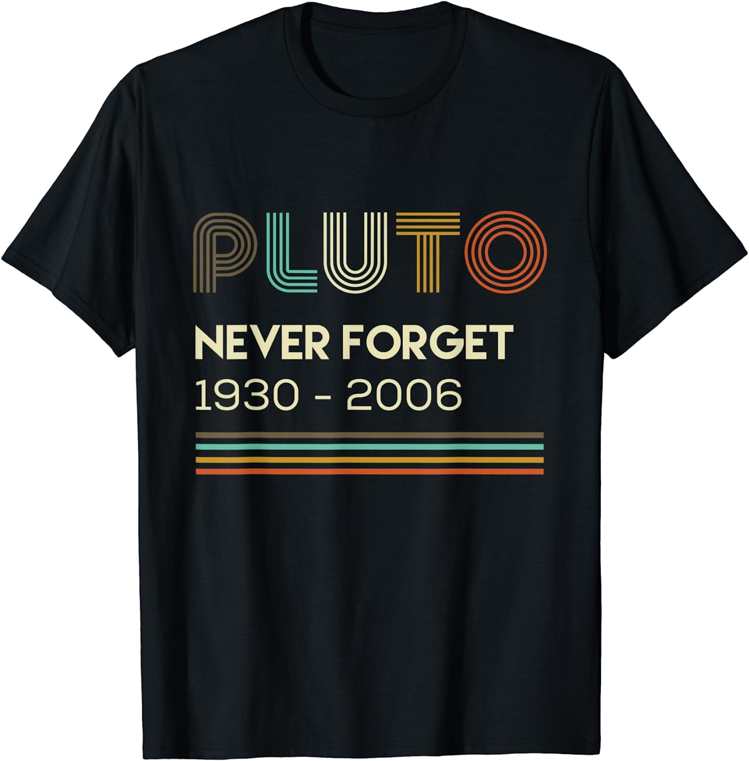 Never Forget Pluto T-Shirt - Walmart.com