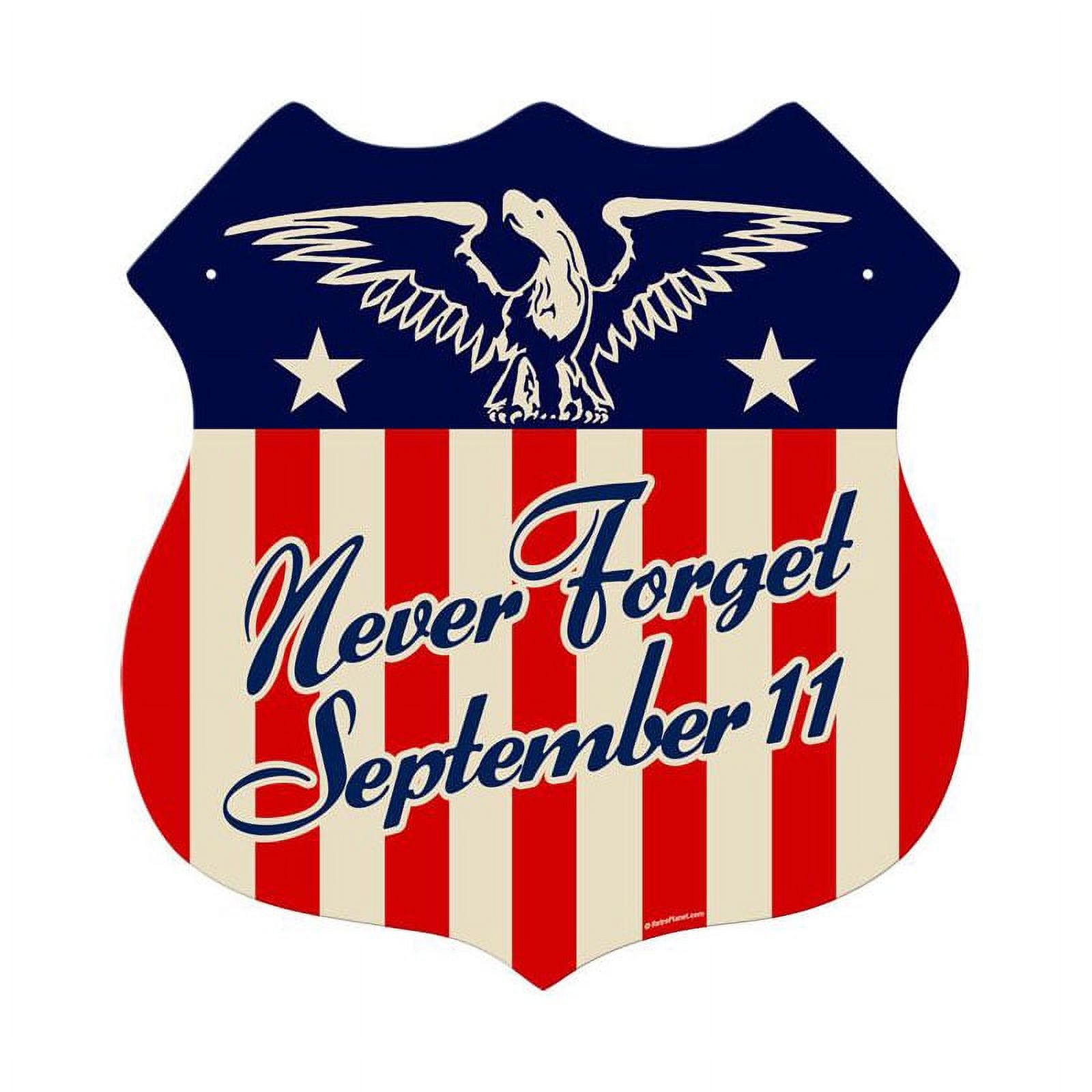 Never Forget Vintage Sign “Made in the USA with heavy gauge steel ...
