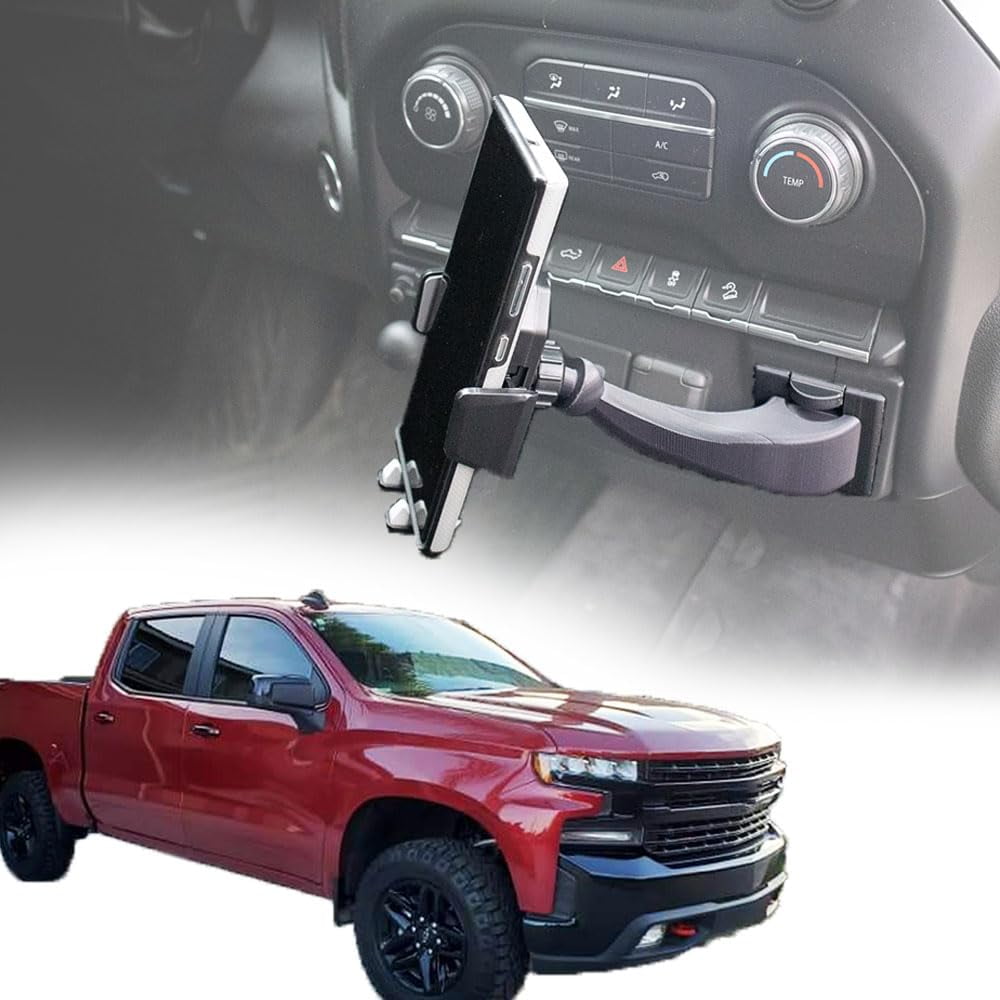 Never Inside Chevy Silverado RRF12 Bullhorn Dashboard Phone Mount for ...