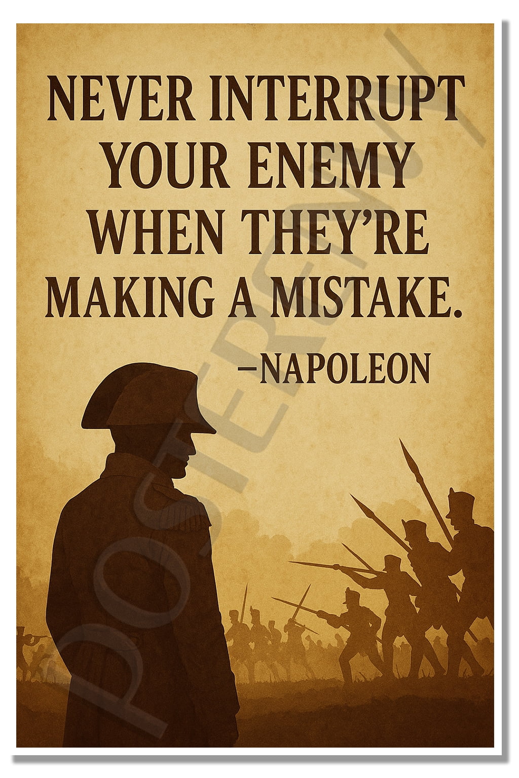 Never Interrupt Your Enemy When They're Making a Mistake – Napoleon ...