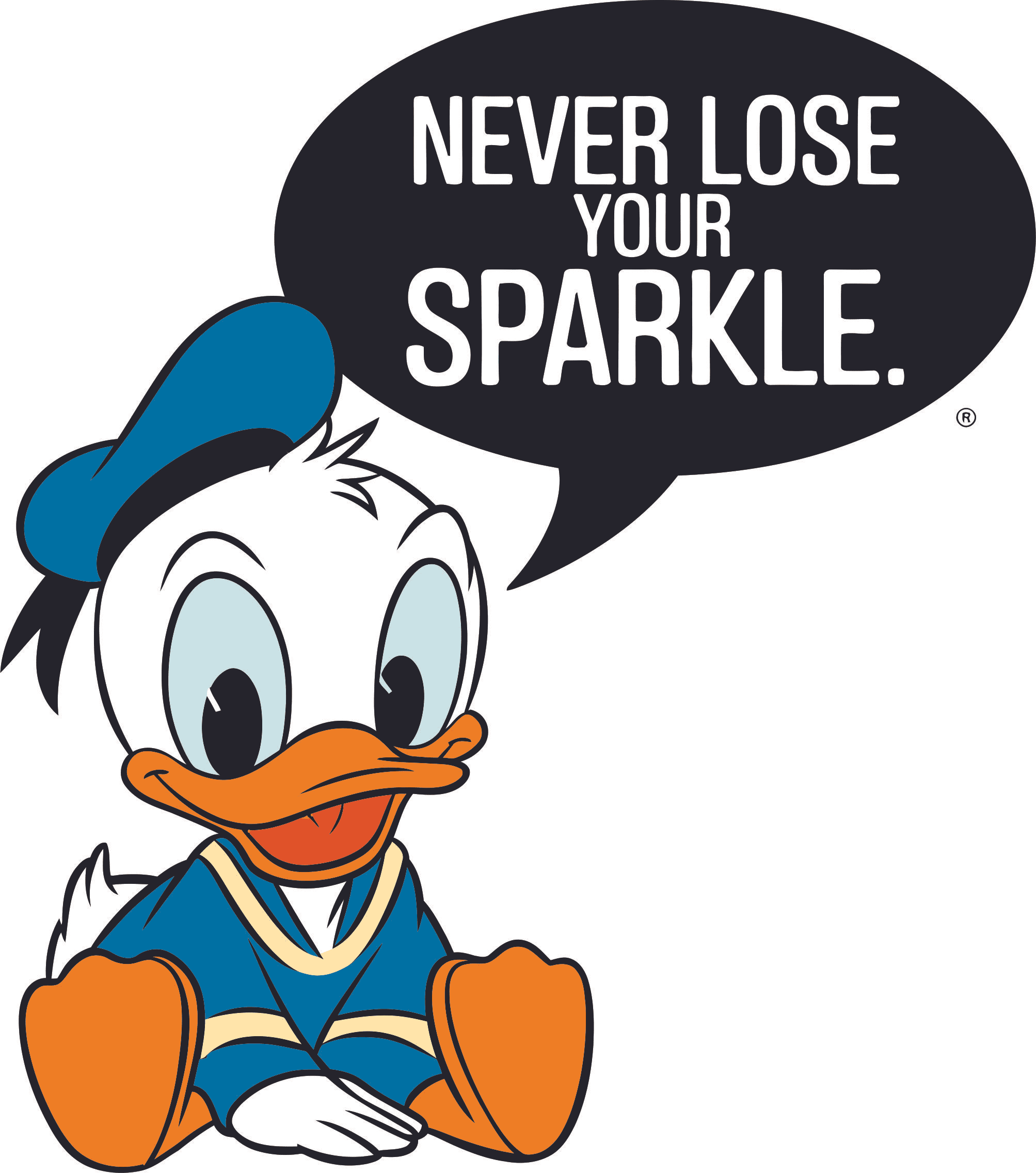 Never Lose Your Sparkle White Sailor Duck Cartoon Character Famous ...