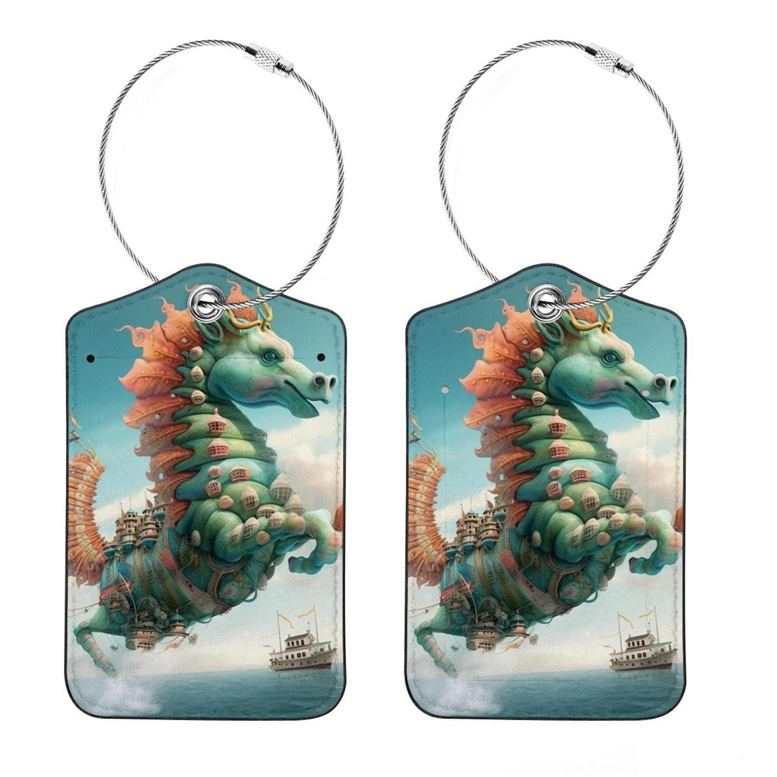 Never Lose Your Baggage, Metal Loop Lock Suitcase Tags with Privacy ...