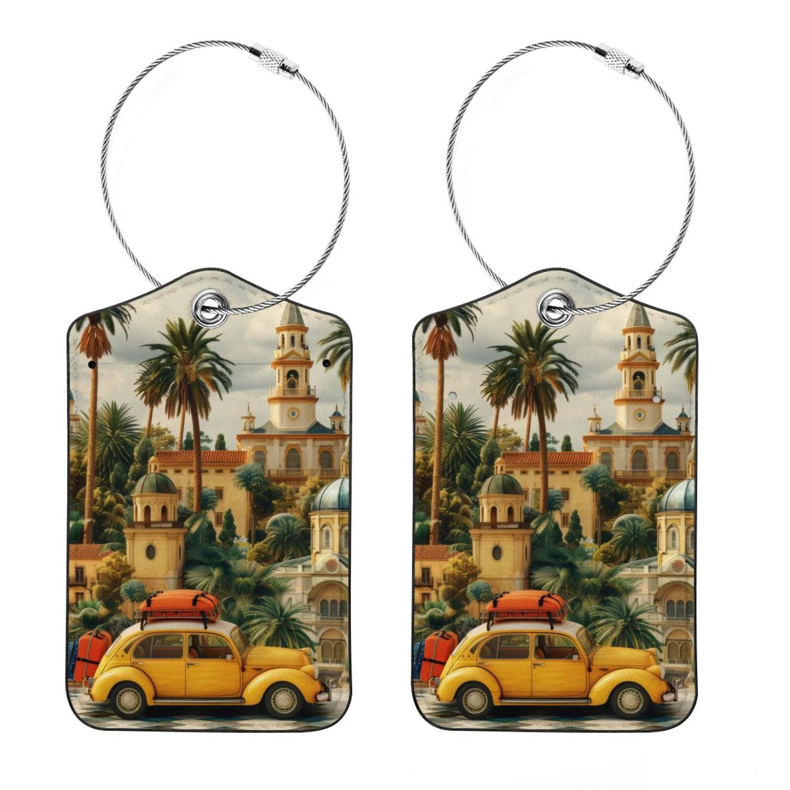 Never Lose Your Baggage, Metal Loop Lock Suitcase Tags with Privacy ...