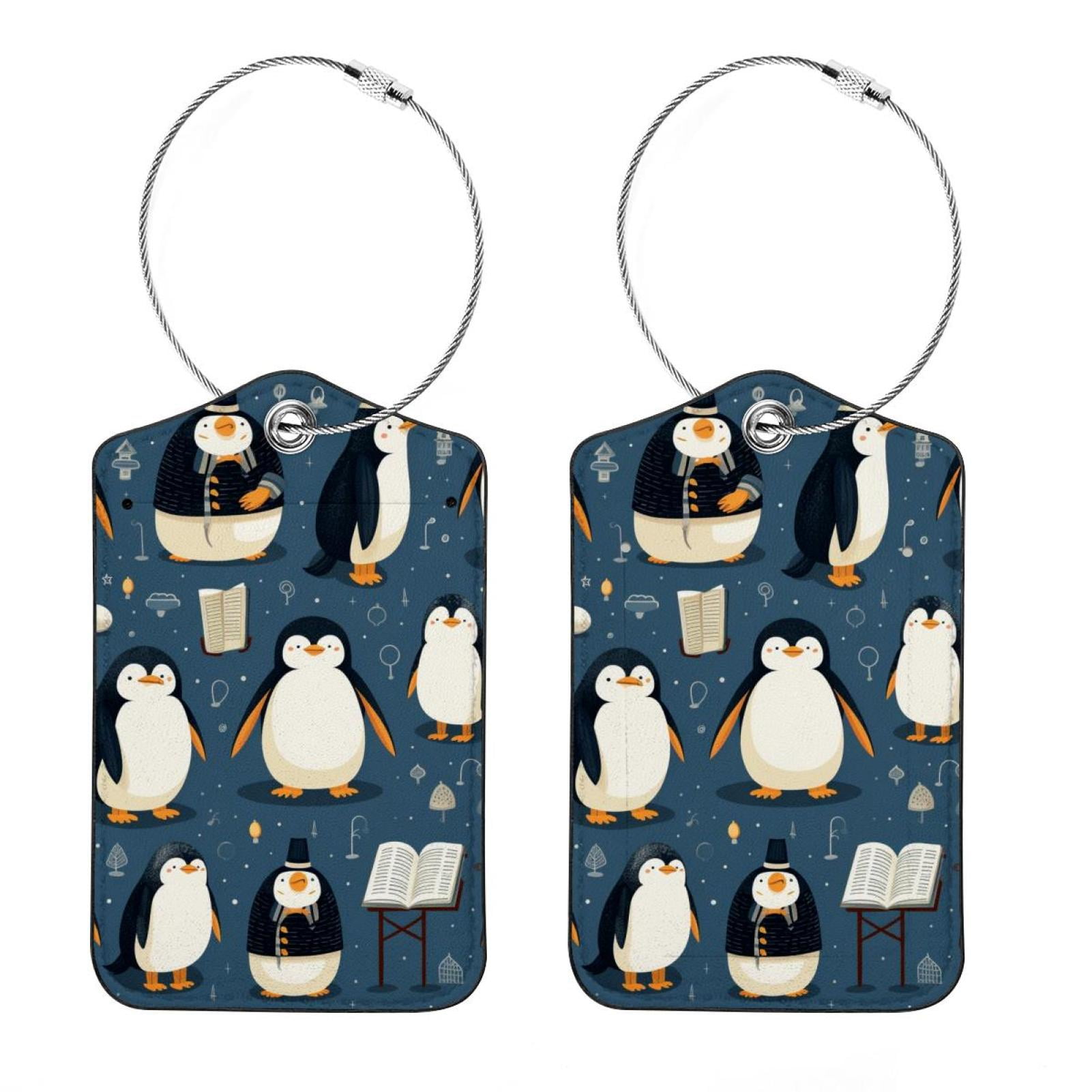 Never Lose Your Luggage Again: 2Pcs Metal Loop Lock Baggage Tags with ...