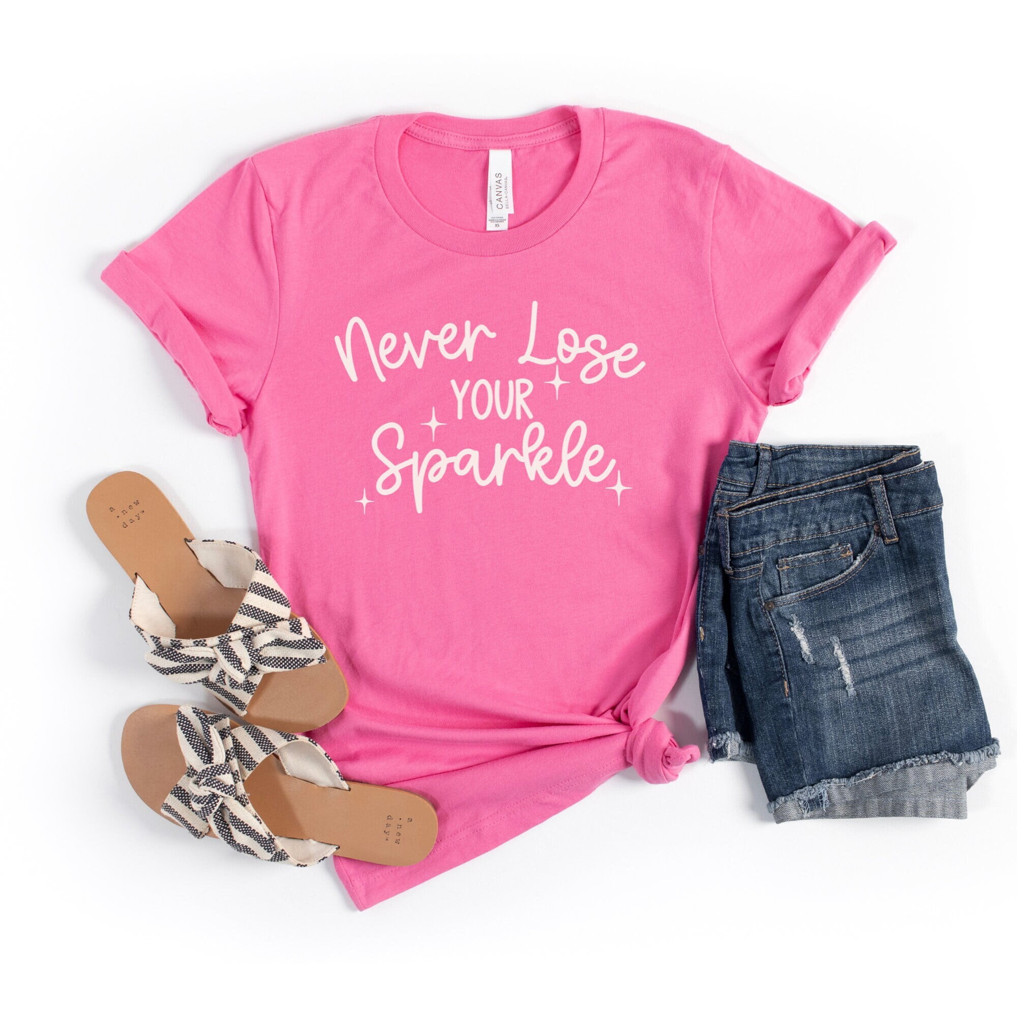 Never Lose Your Sparkle Shirt, Gift for Her, Positive Quote Shirt ...