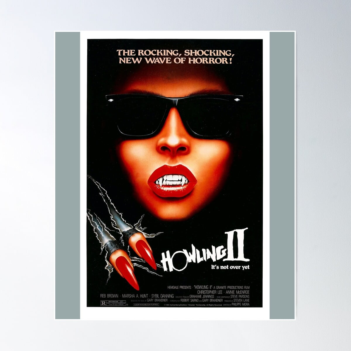 Never Mess With Werewolf And Here'S The Reasons Why Poster Wall Art ...