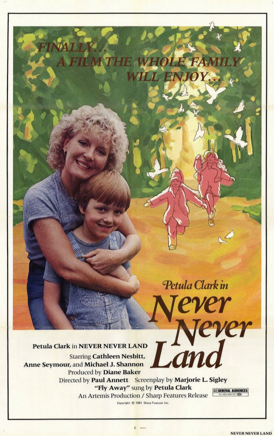 Never Never Land - movie POSTER (Style A) (11" x 17") (1981) - Walmart.com