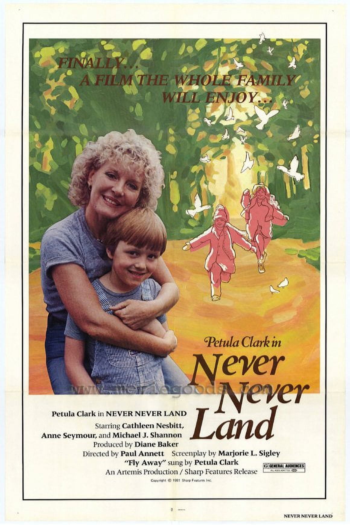 Never Never Land - movie POSTER (Style A) (27" x 40") (1981) - Walmart.com