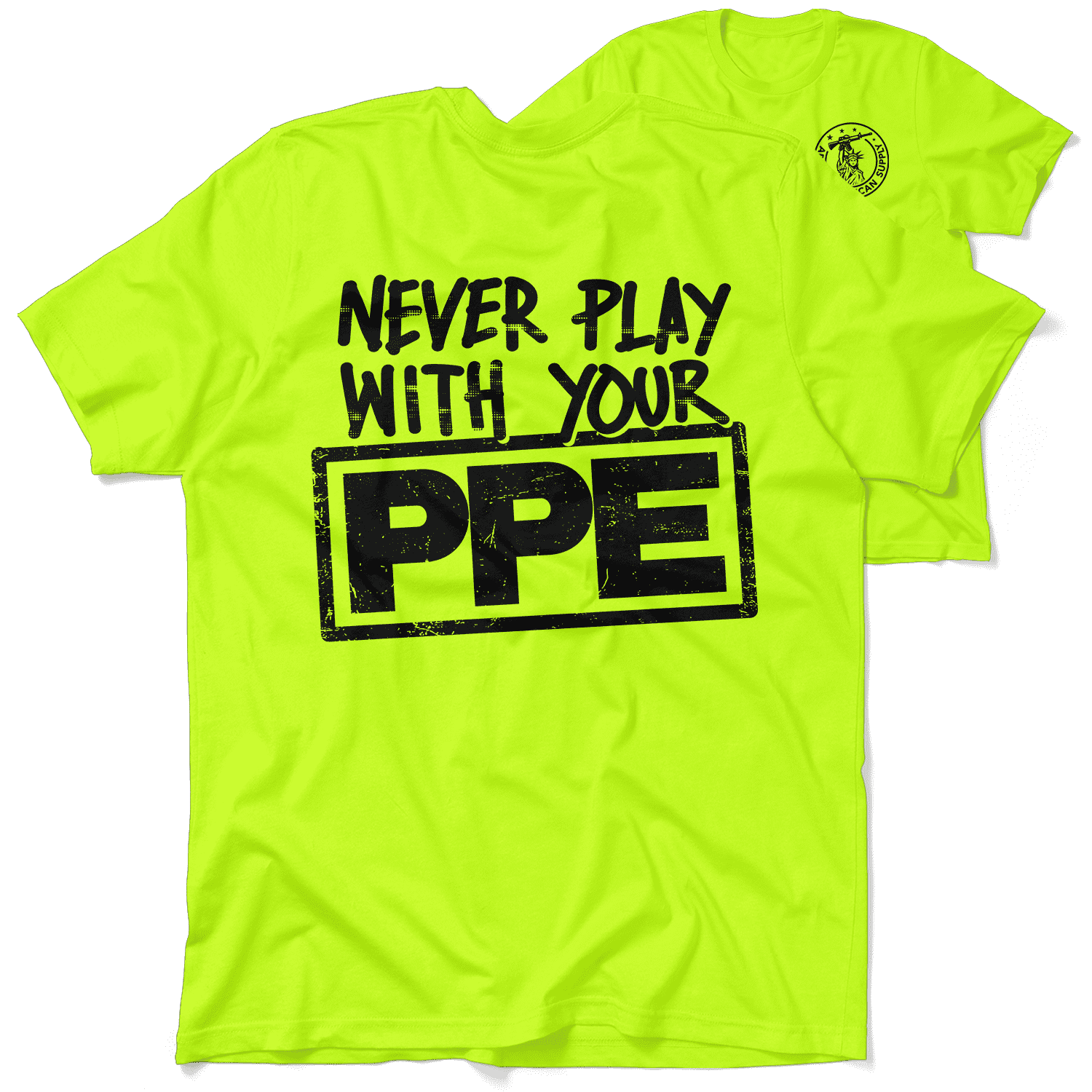 Never Play with Your PPE Hi Vis Shirts for Men - Reflective Safety ...