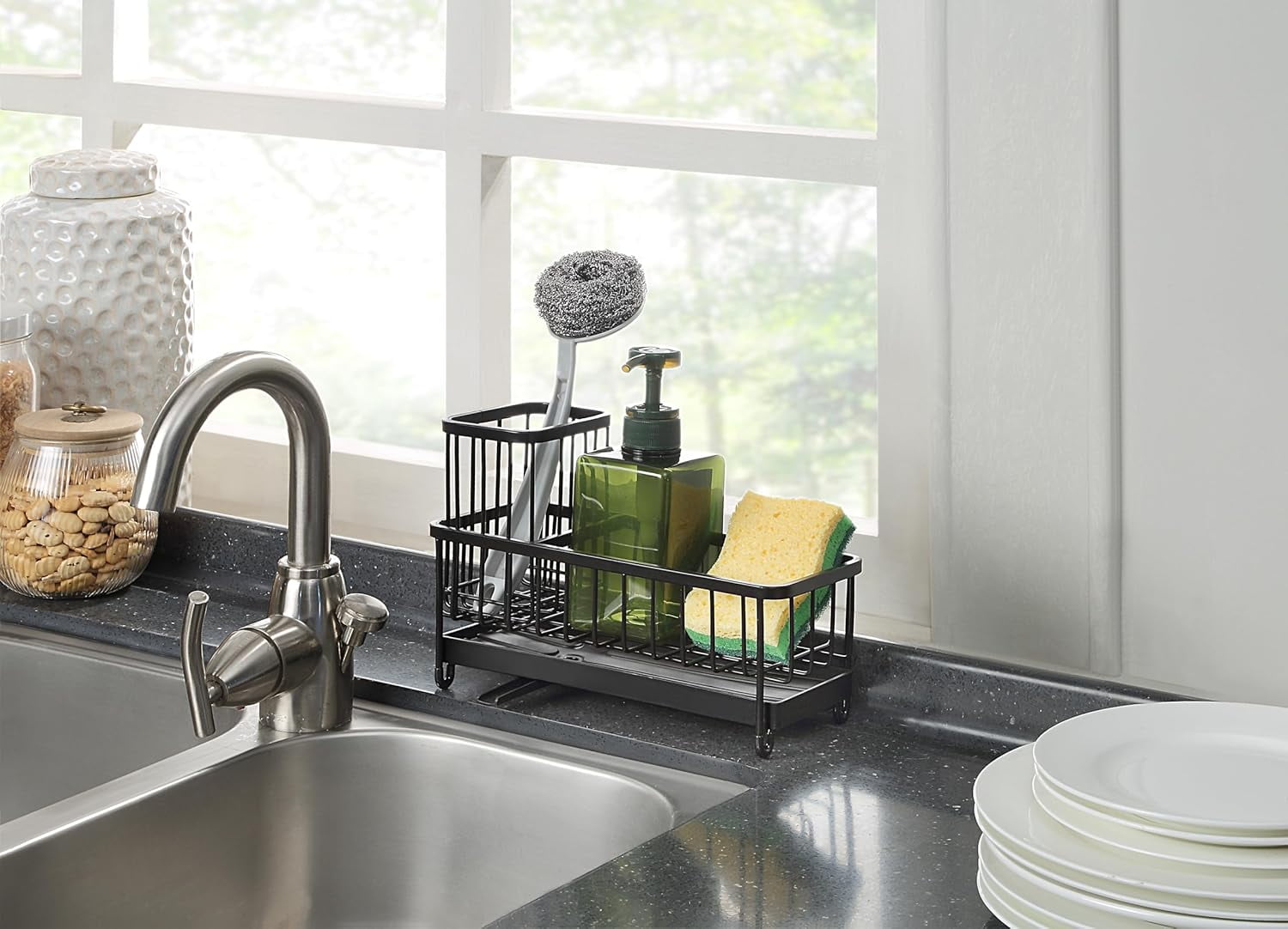 Never Rust Stainless Utensil, Sink Cleaning Tools Holder for Kitchen ...