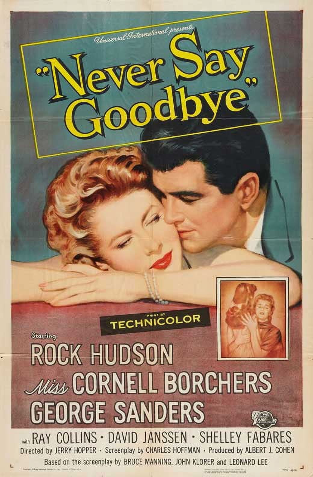 Never Say Goodbye - movie POSTER (Style A) (27" x 40") (1946) - Walmart.com