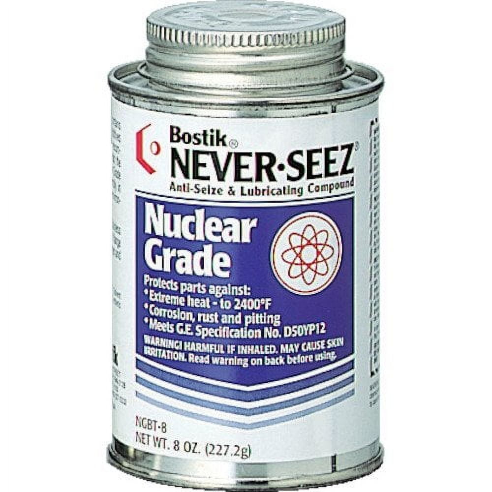 Never-Seez NGBT-8 Silver Gray Nuclear Grade Nickel Special Anti-Seize ...