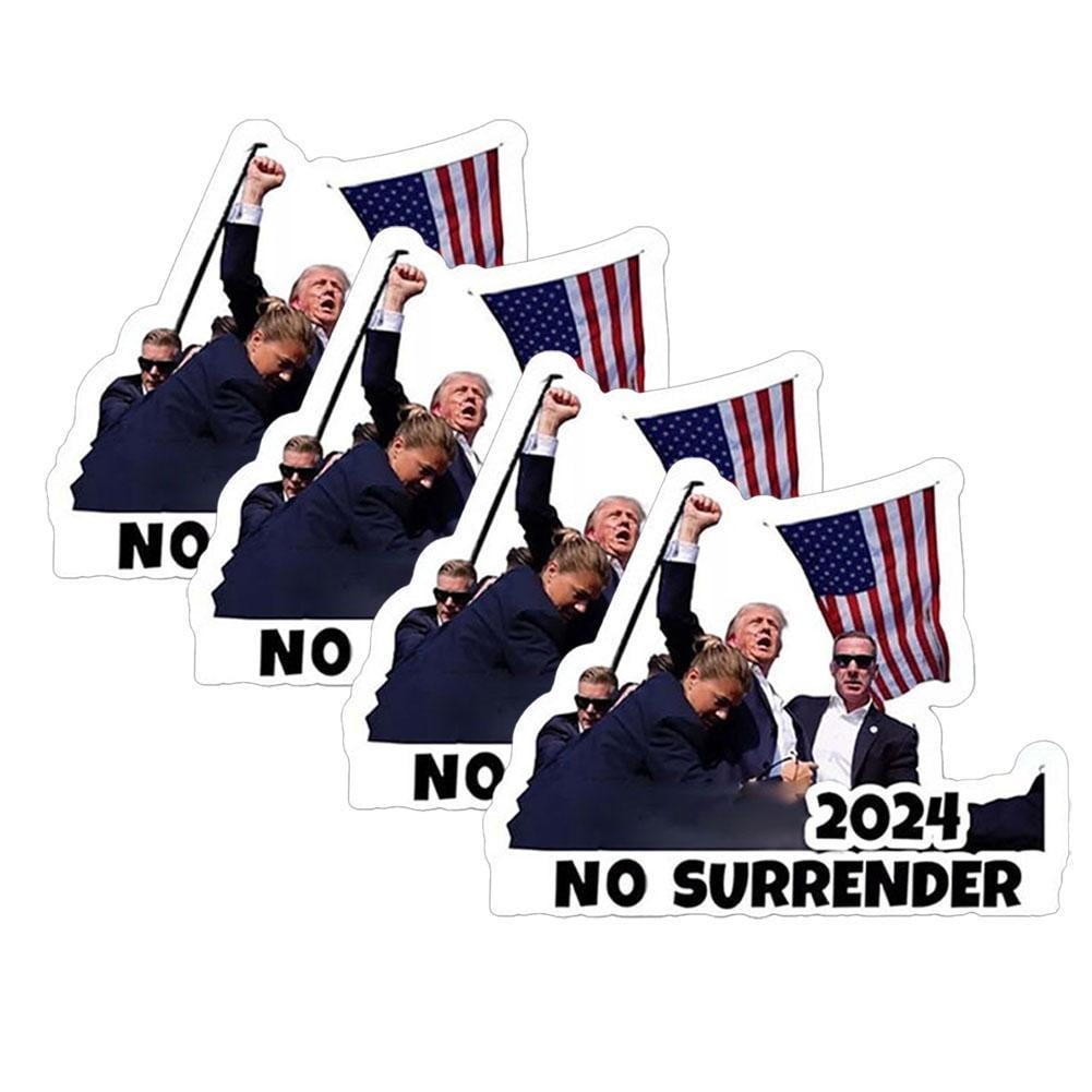 Never Surrender 2024 Assassination Sticker Decal Truck Vinyl New - C7C3 ...