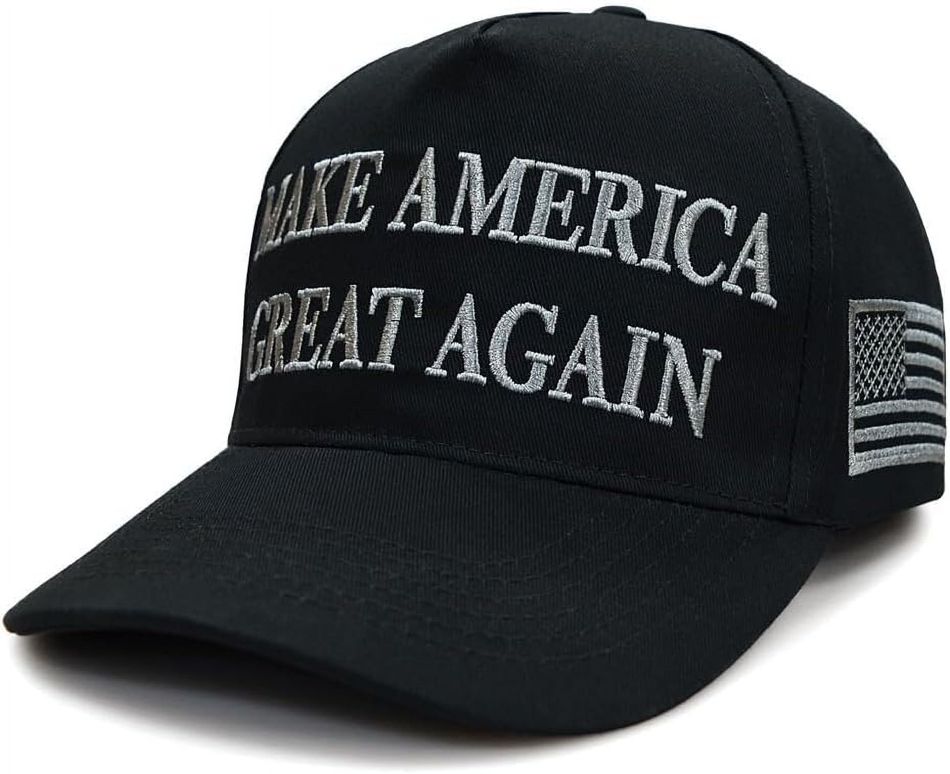 Never Surrender MAGA Hat, 2024 America Great Black Hat USA Embroidered ...