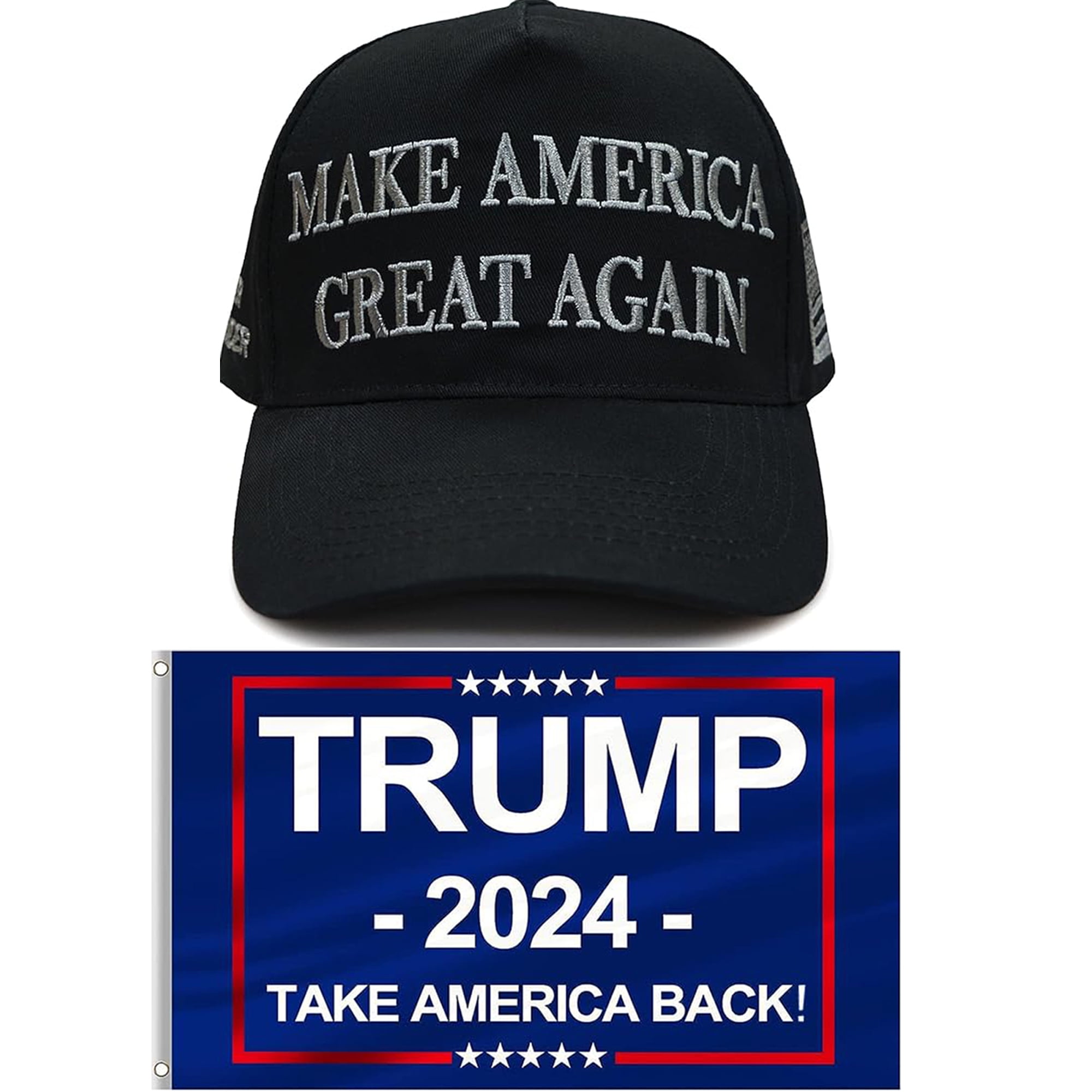 Never Surrender MAGA Hat, 2024 America Great Black Hat USA Embroidered ...