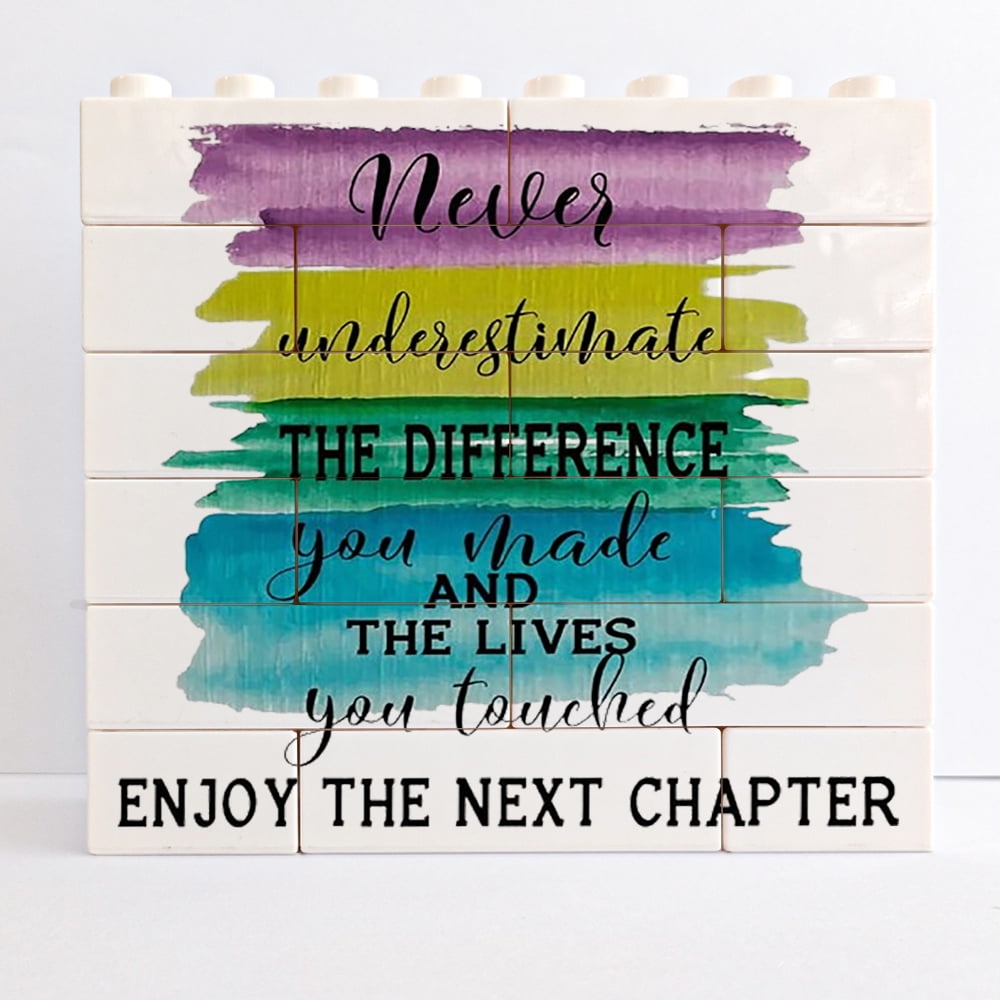 Never Underestimate The Difference Artwork Sign Rustic Farmhouse Style ...