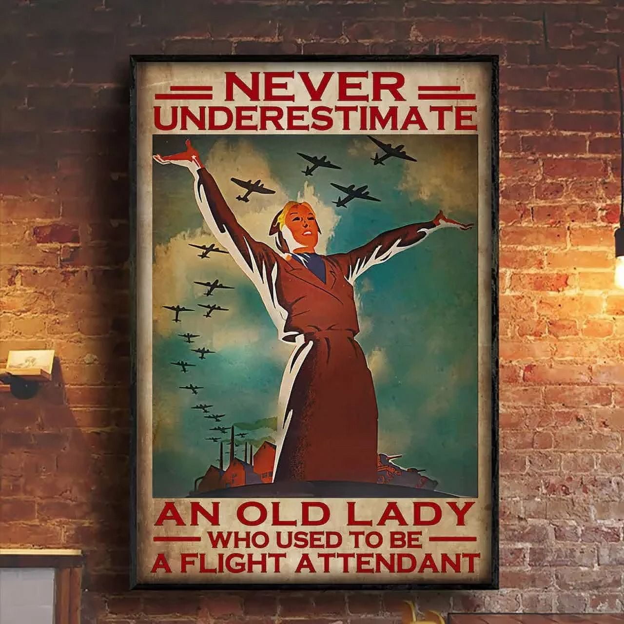 Never Underestimate An Old Lady Who Used To Be A Flight Attendant ...