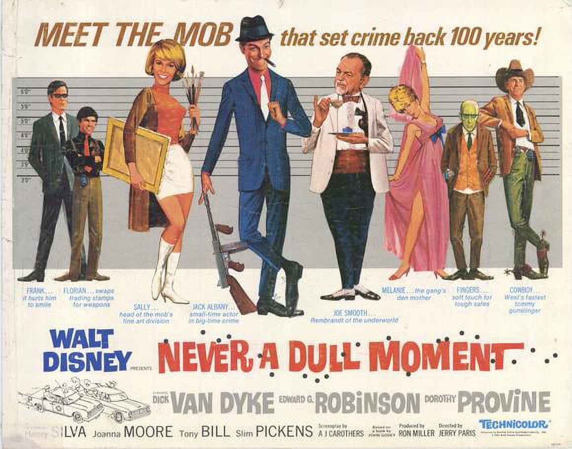 Never a Dull Moment - movie POSTER (Style A) (11" x 14") (1968 ...