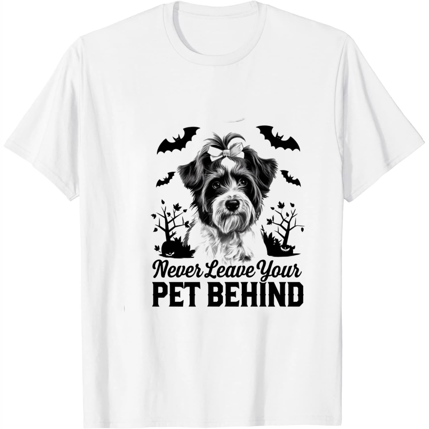 Never leave your pet behind Wolf Enthusiast Gifts Halloween Horror Film ...