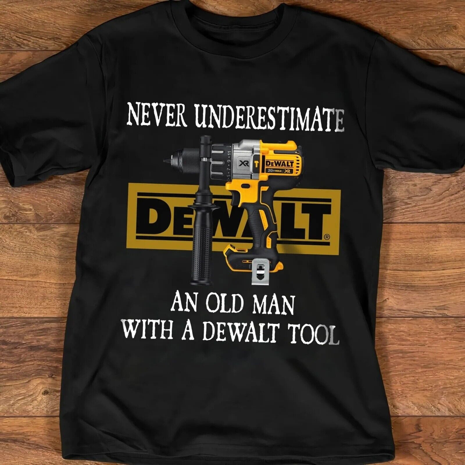 Never underestimate an old man with a dewalt tool Professional work ...