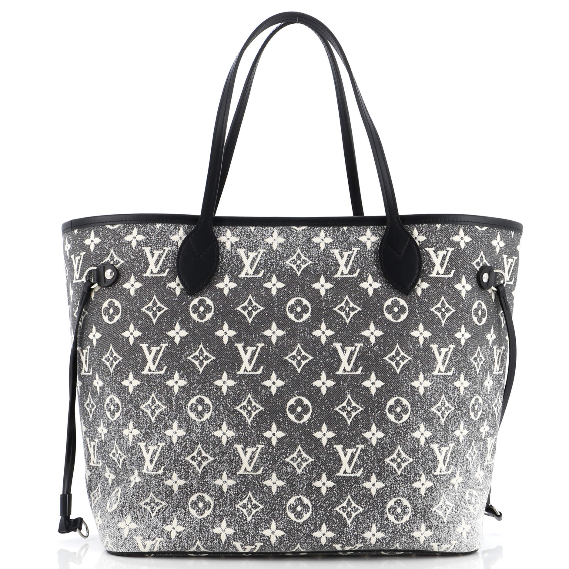 Pre-Owned Neverfull NM Tote Monogram Jacquard Denim MM By Rebag ...