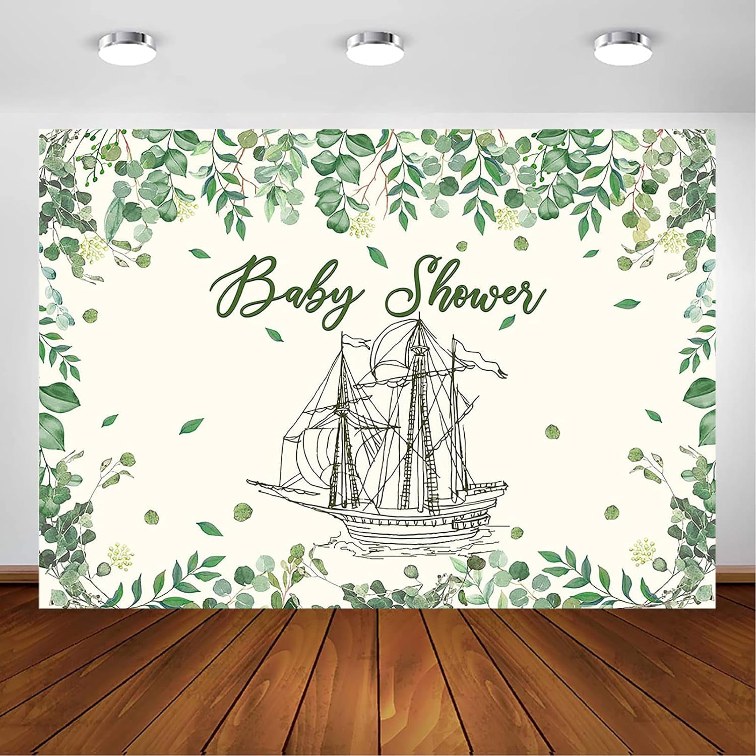 Neverland Baby Shower Backdrop for Pirate Ship Party Decorations ...