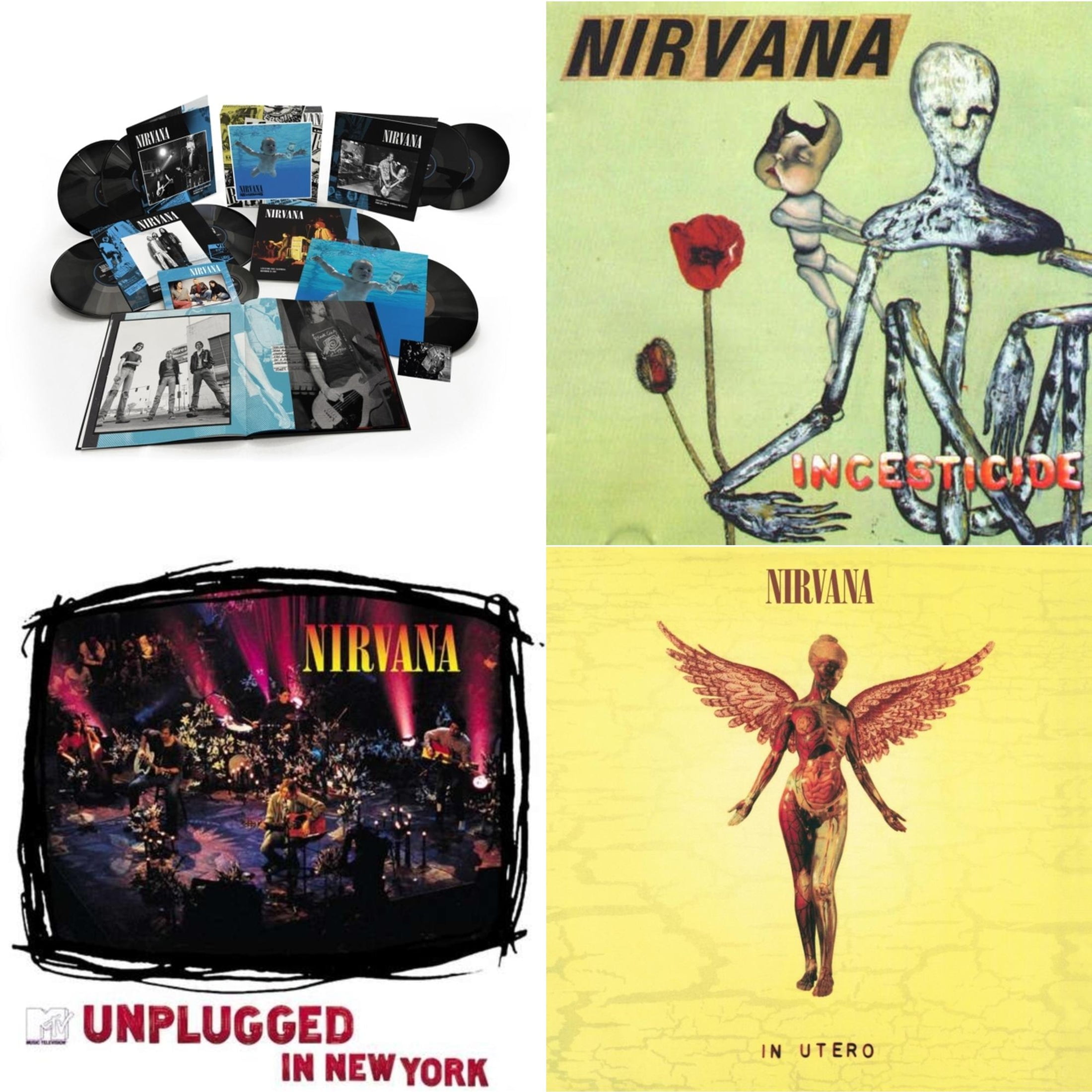Nevermind (30Th Anniversary/Super Deluxe/8LP/7Inch) & Incesticide (20Th ...