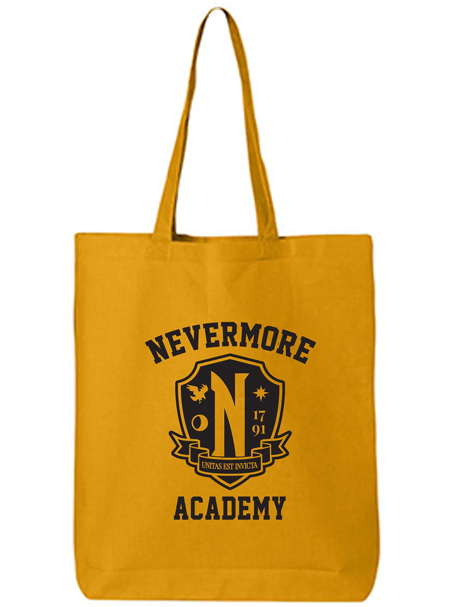 Nevermore Academy Cotton Canvas Tote Bag - Walmart.com