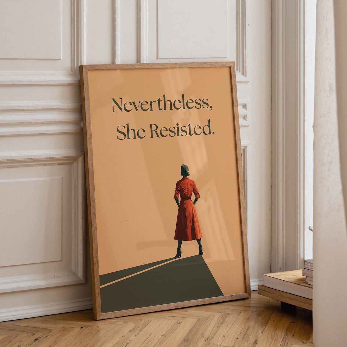 Nevertheless She Resisted Print, Feminist Quote Wall Art, Women’s ...