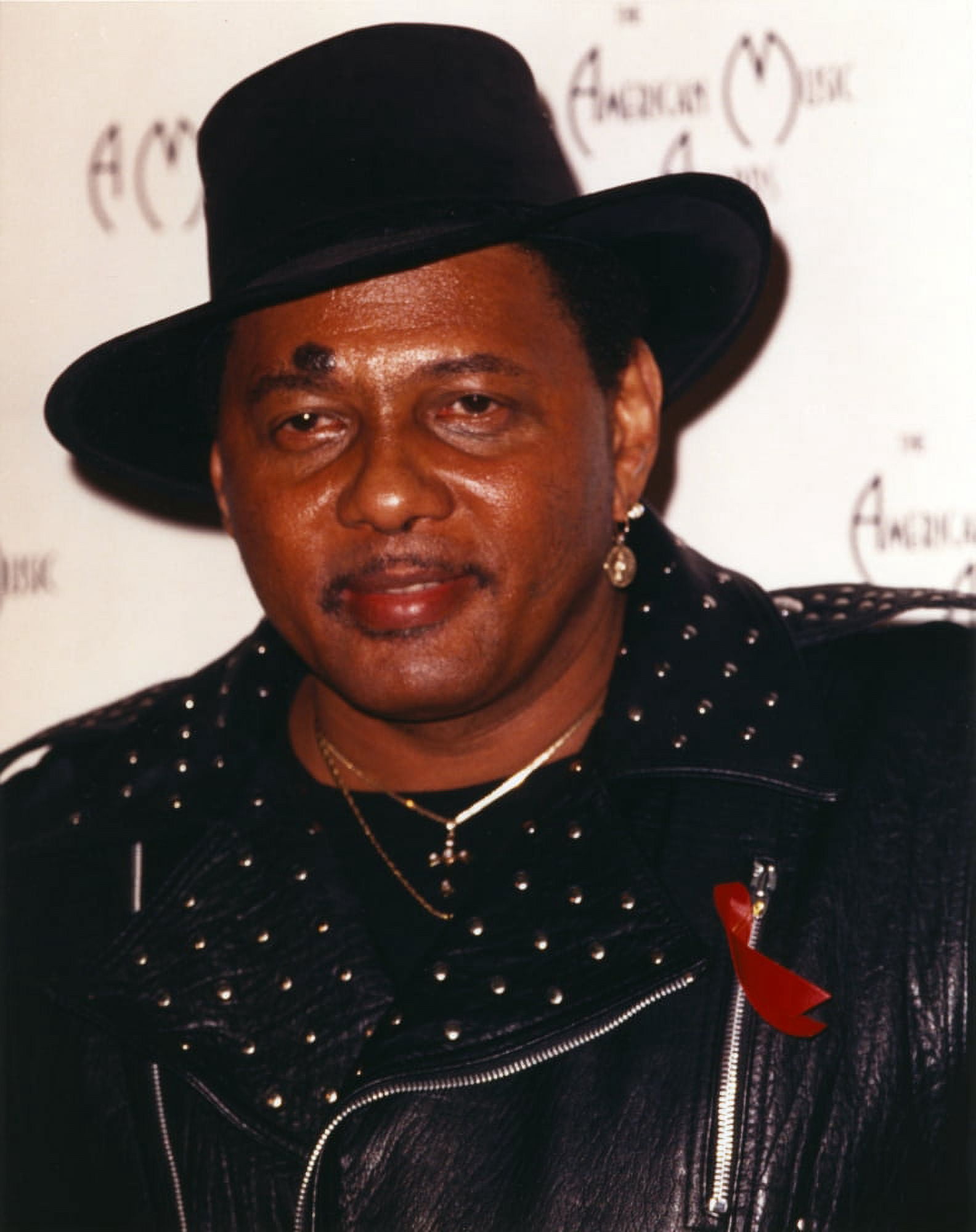 Neville Aaron Neville Aaron Neville - in Black Jacket with Hat Portrait ...