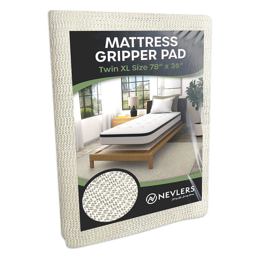 Nevlers XL Twin Mattress Gripper Pad 78"x36" | Prevent Mattresses ...