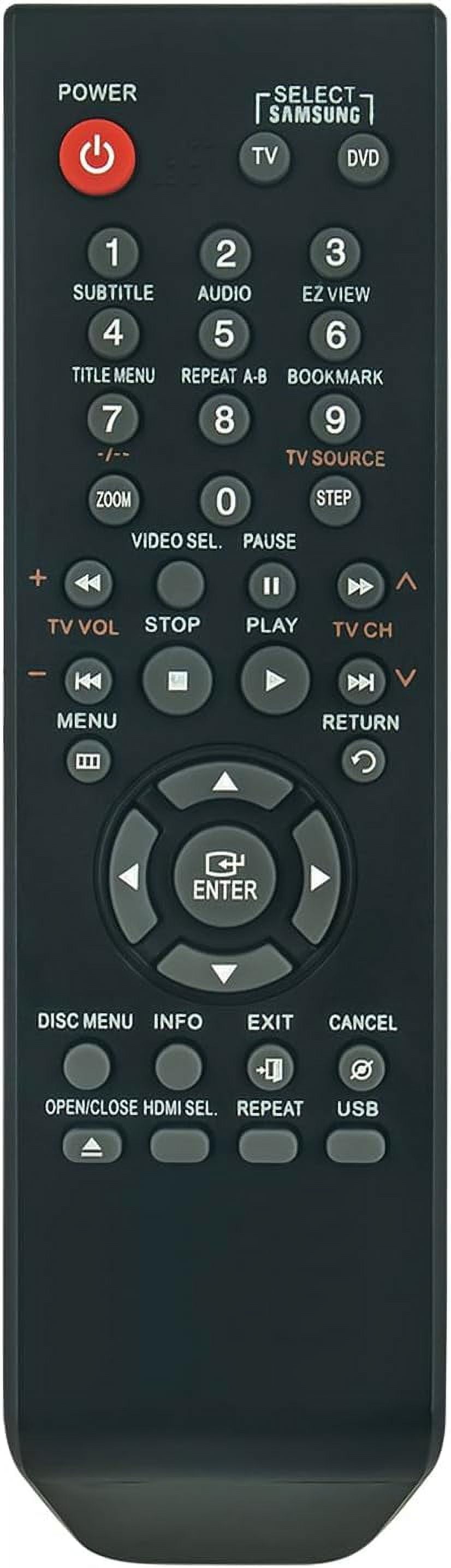 New 00084Q AK59-00084Q Replaced Remote Control Fit for Samsung DVD ...