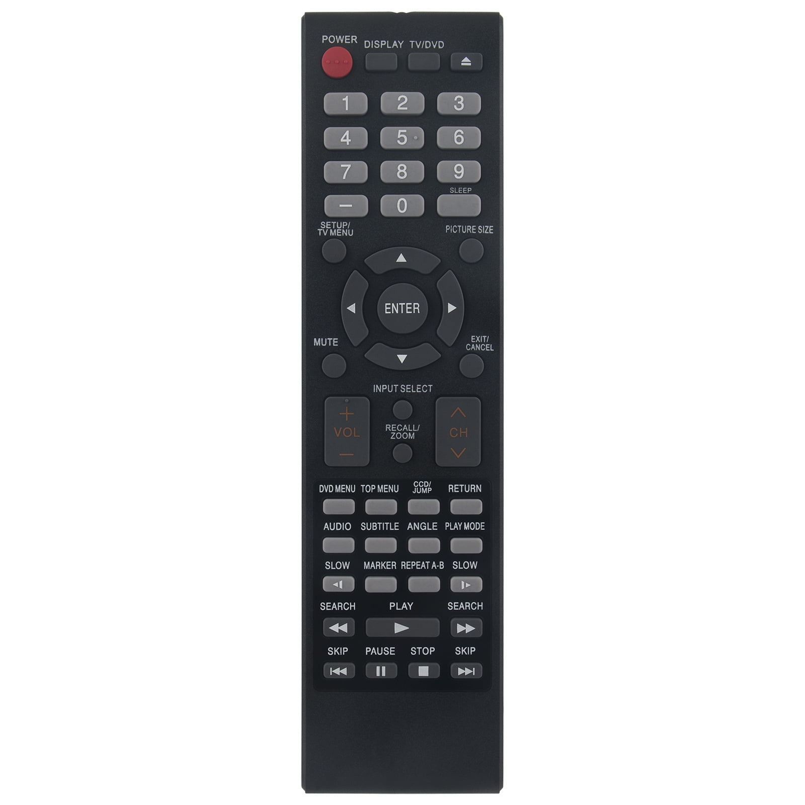 New 076R0SC011 Replaced Remote Control fits for SANYO TV/DVD DP32671 ...