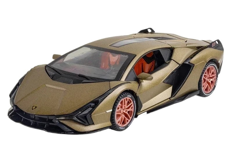 New 1:24 Lamborghinis Sian FKP37 Car Sports Car Model Diecast Sound ...