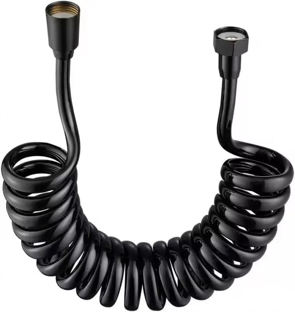 New 1.5-5M Spring Flexible Retractable Hose Shower Head Toilet Bidet ...