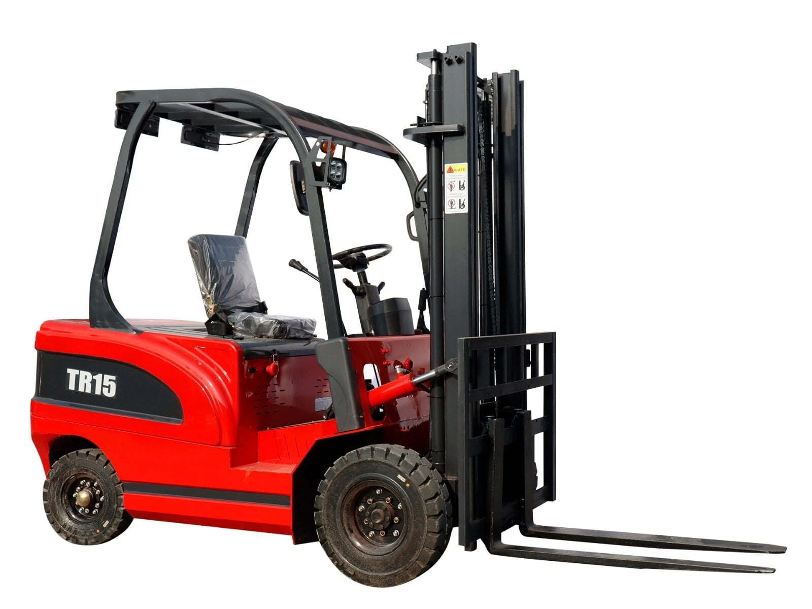 New 1.5 Ton Capacity Rate Electric Forklift with Lead-Acid Battery 3m ...