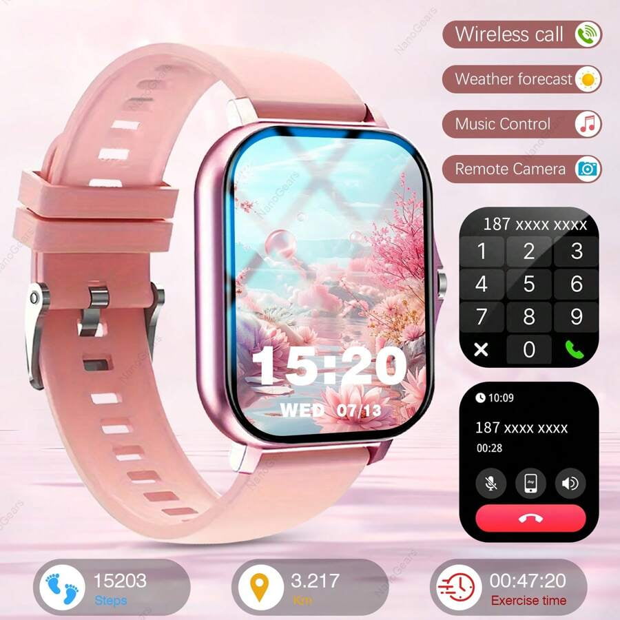 New 1.83 Inch Full Touch HD Fashion Smart Watch With (Dial, Answer ...