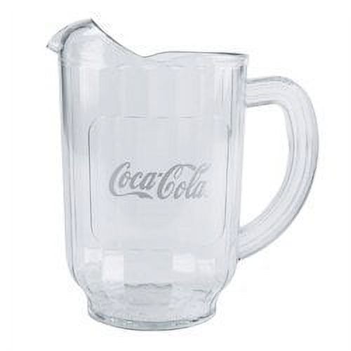 New (1) Coke Coca Cola Restaurant Clear Plastic 60 oz. Serving Pitcher ...