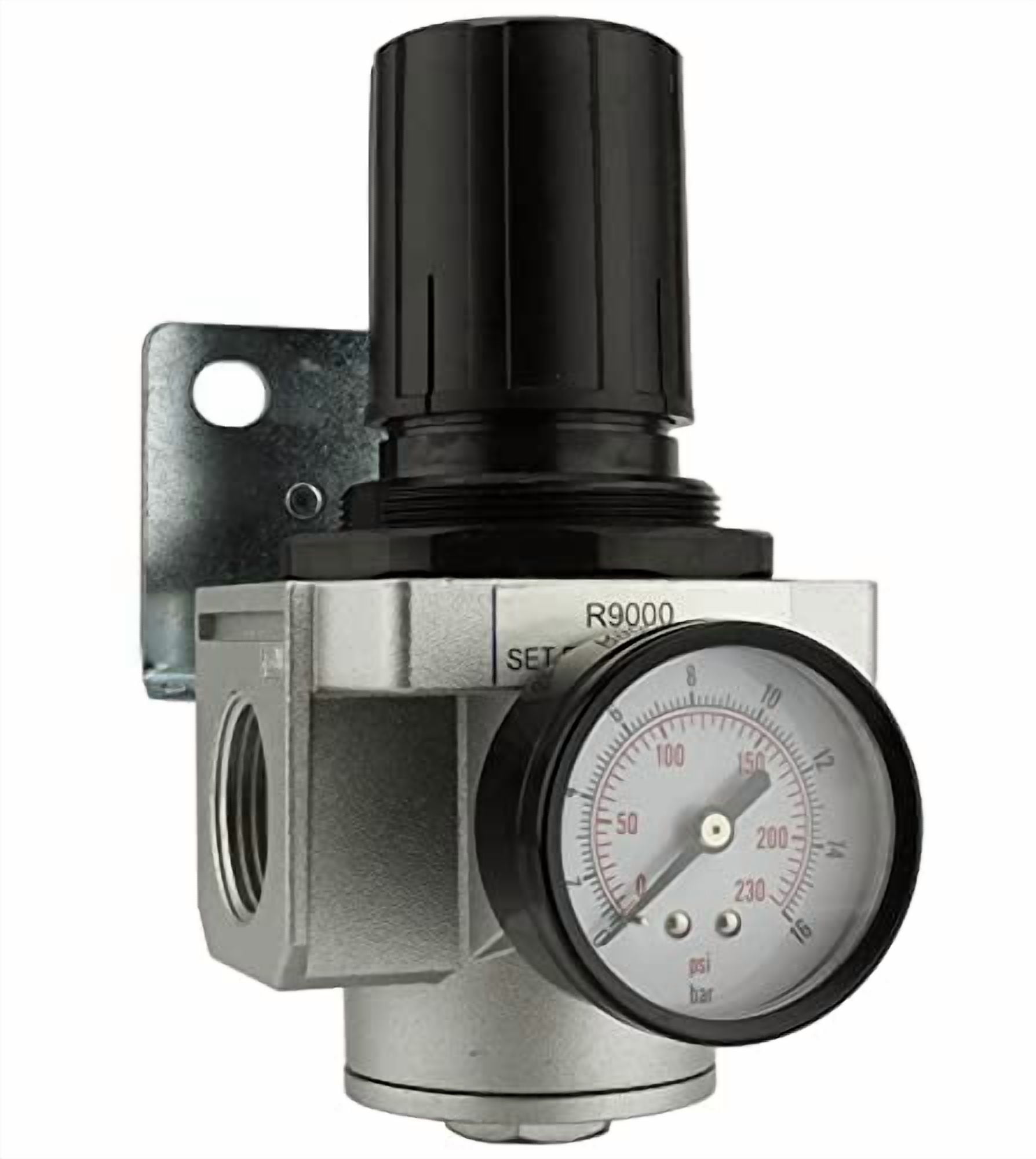 New 1" Inline Air Compressor In Line Regulator & Pressure Gauge ...