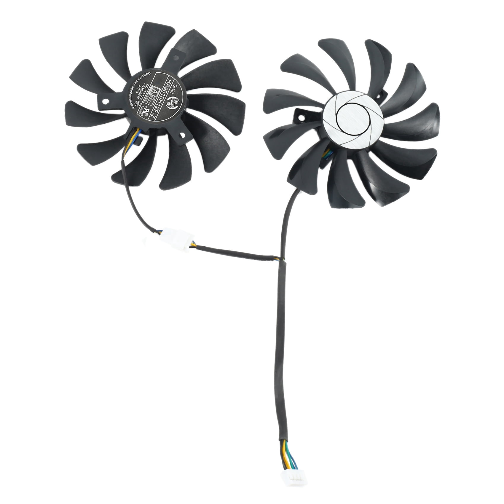 New 1 Pair Graphics Card Fan 85Mm Ha9010H12F-Z 4Pin Cooler Fan ...
