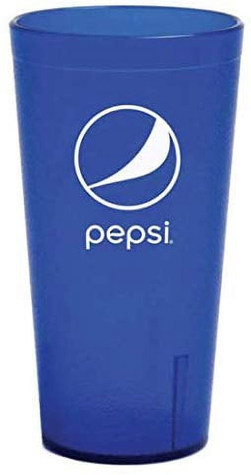 New (1) Pepsi Cola Restaurant Blue Plastic Tumblers Cups 24 oz Carlisle ...