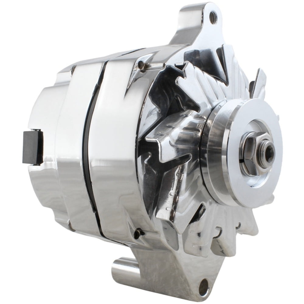 New 1-Wire Alternator 140 amp Amps Chrome 12V Ford 1G Hybrid with GM ...