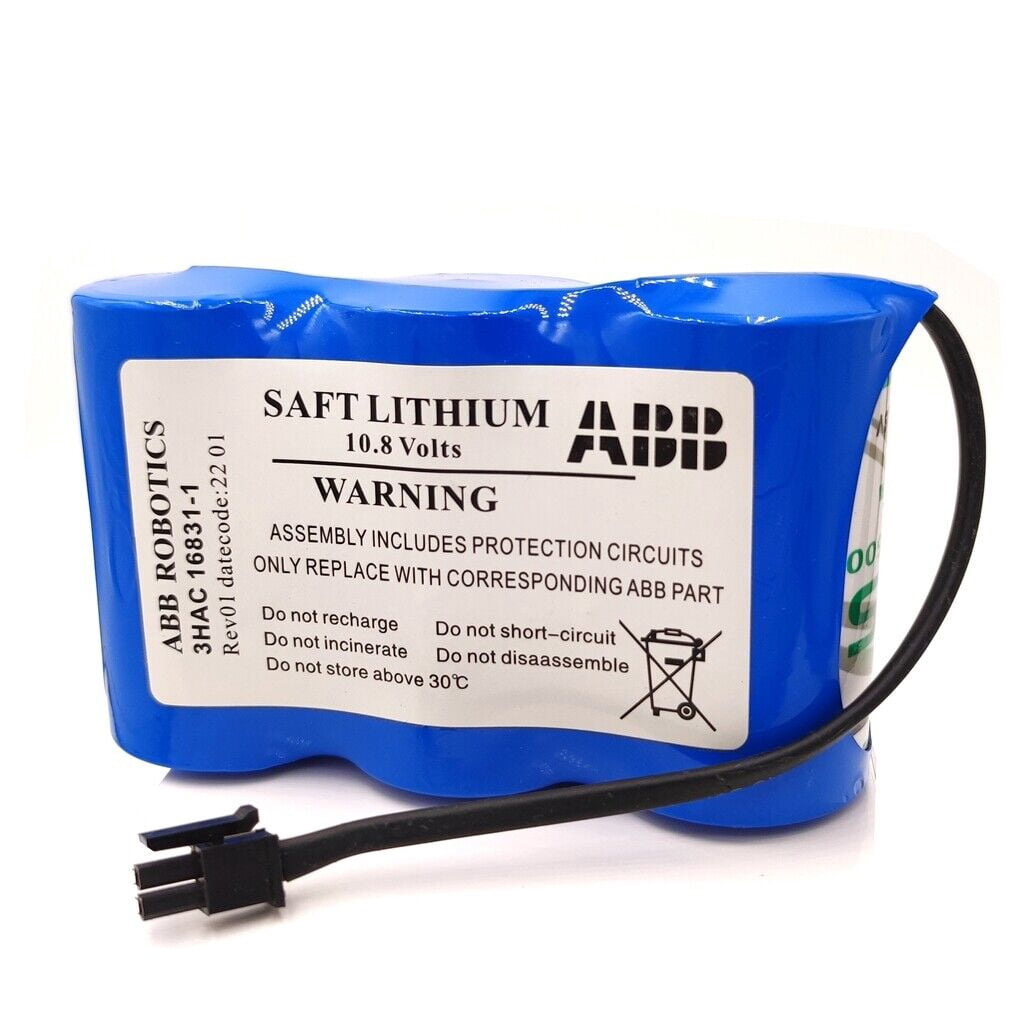New 10.8V 3HAC16831-1 SAFT ABB Battery for ABB Robot ROBOTICS 17000mAh ...