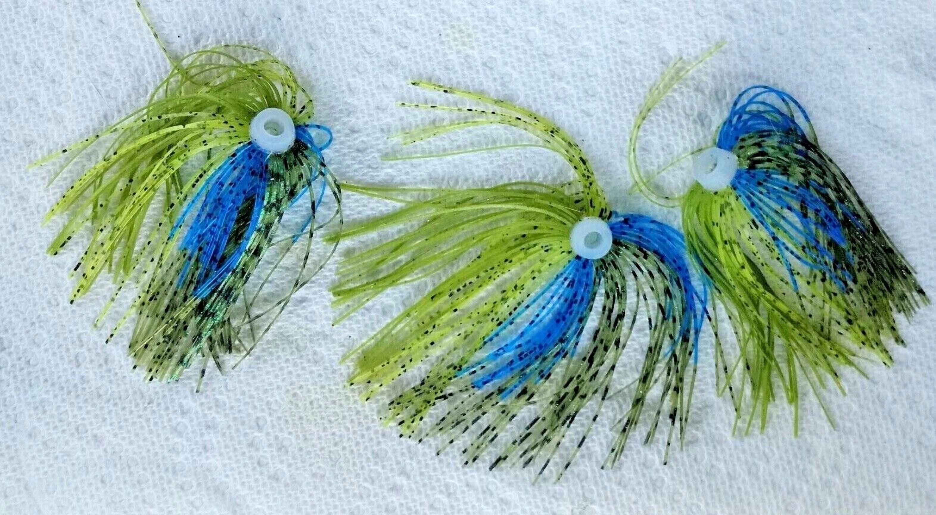 New -10 Green Bluegill Umbrella Skirts For Spinner Baits, Buzz Baits ...