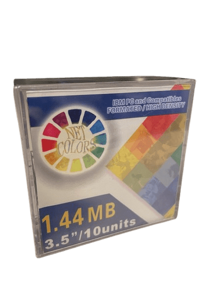New 10 Pack of Color Floppy Diskettes 3.5" 1.44MB 2HD Formatted IBM ...