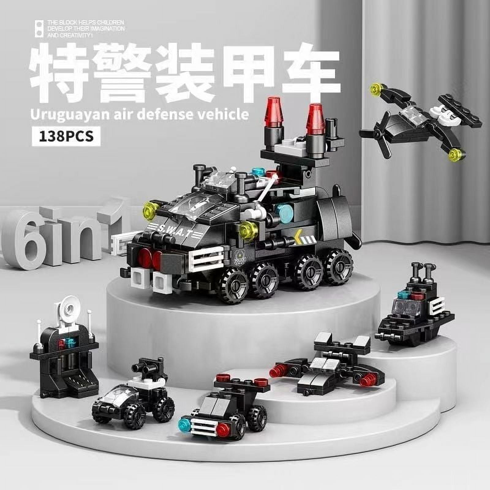 New 1000+PCS City Police Station Car Headquarters Building Blocks Truck ...