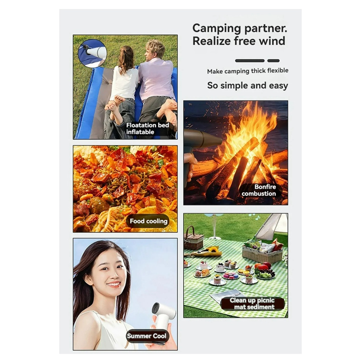 New 100000RPM Portable Brushless Motor Violent Fan Handheld High-Speed ...